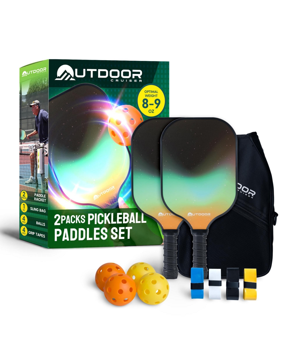 Click here for Lifemaster Outdoor Cruiser Pickleball Paddle Set â... prices