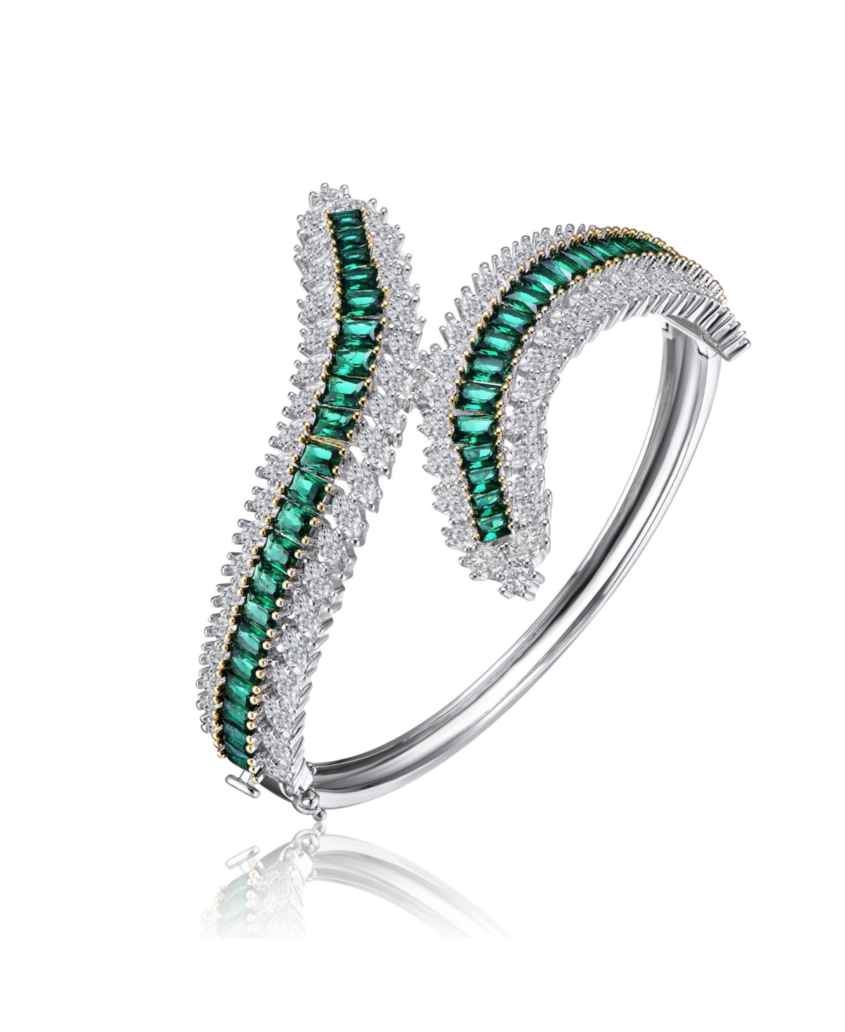 Click here for Sterling Silver White Gold Plated with Green or Bl... prices