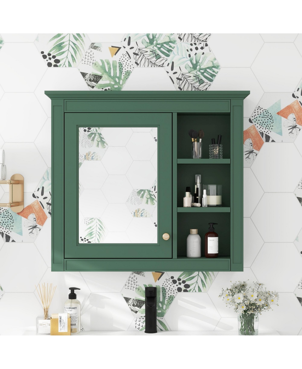 Click here for Casainc 30 x 28 Bathroom Medicine Cabinet with Mir... prices