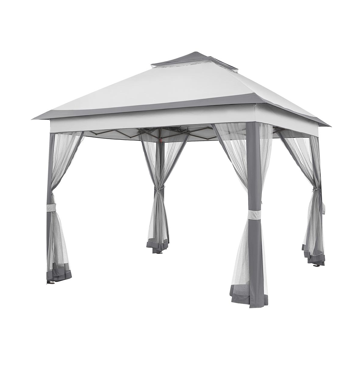 Click here for Yaheetech 11x11ft Pop-Up Gazebo Tent with Four Mes... prices