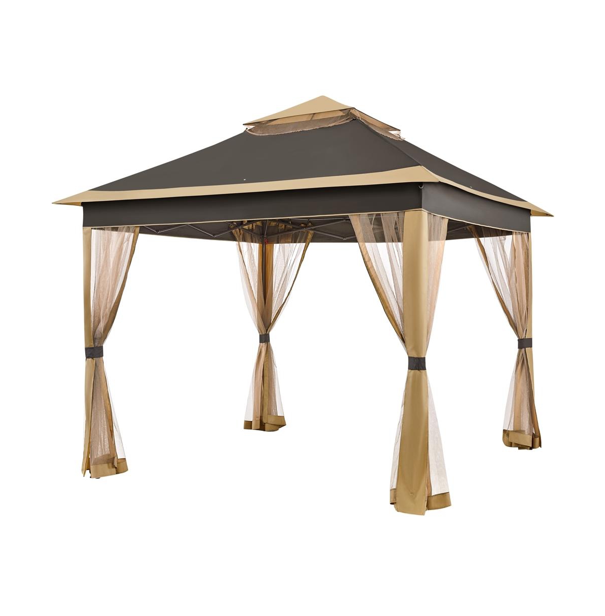 Click here for Yaheetech 11x11ft Pop-Up Gazebo Tent with Four Mes... prices