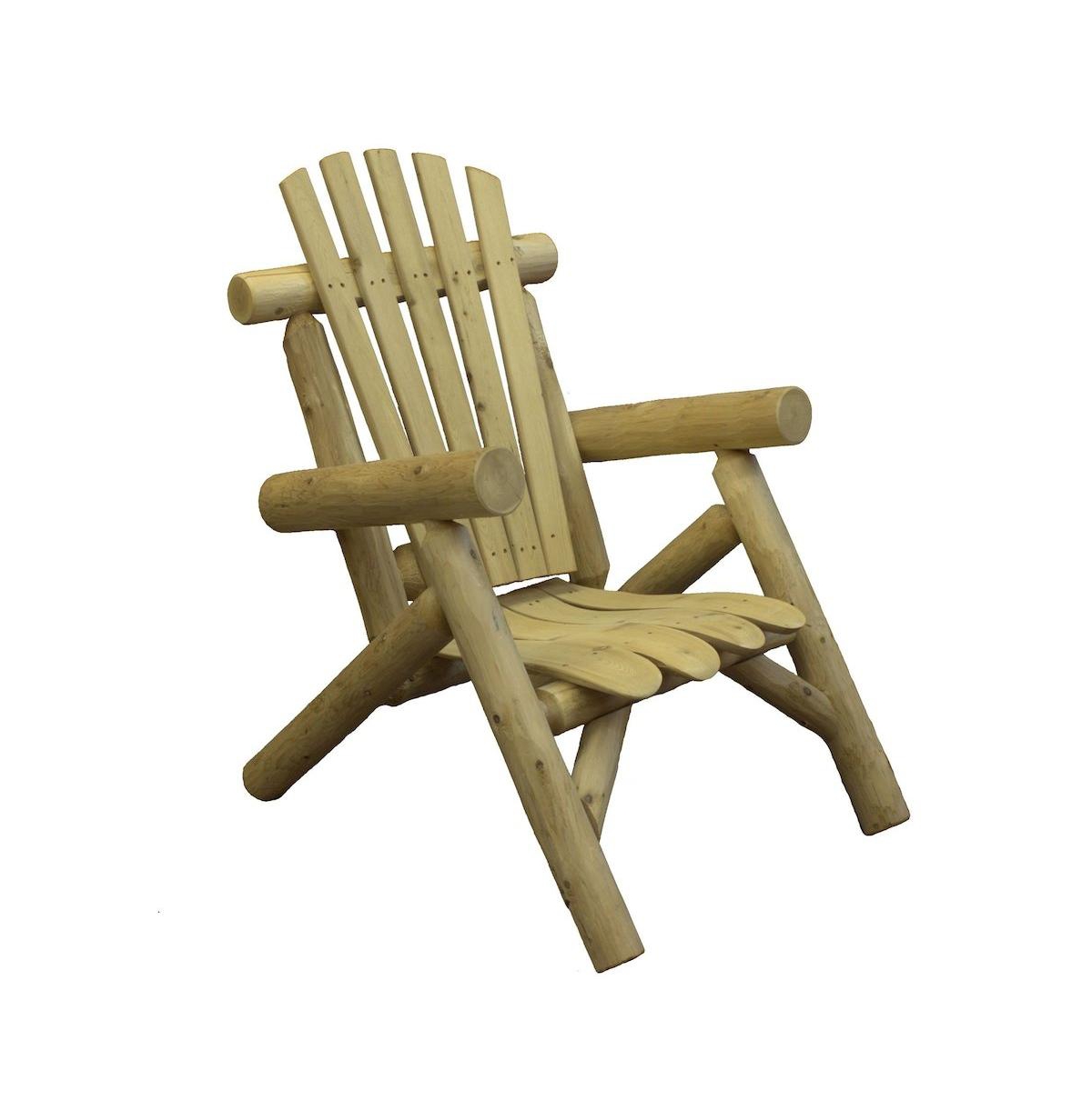 Click here for Contoured Comfort Cedar Log Lounge Chair - Unfinis... prices