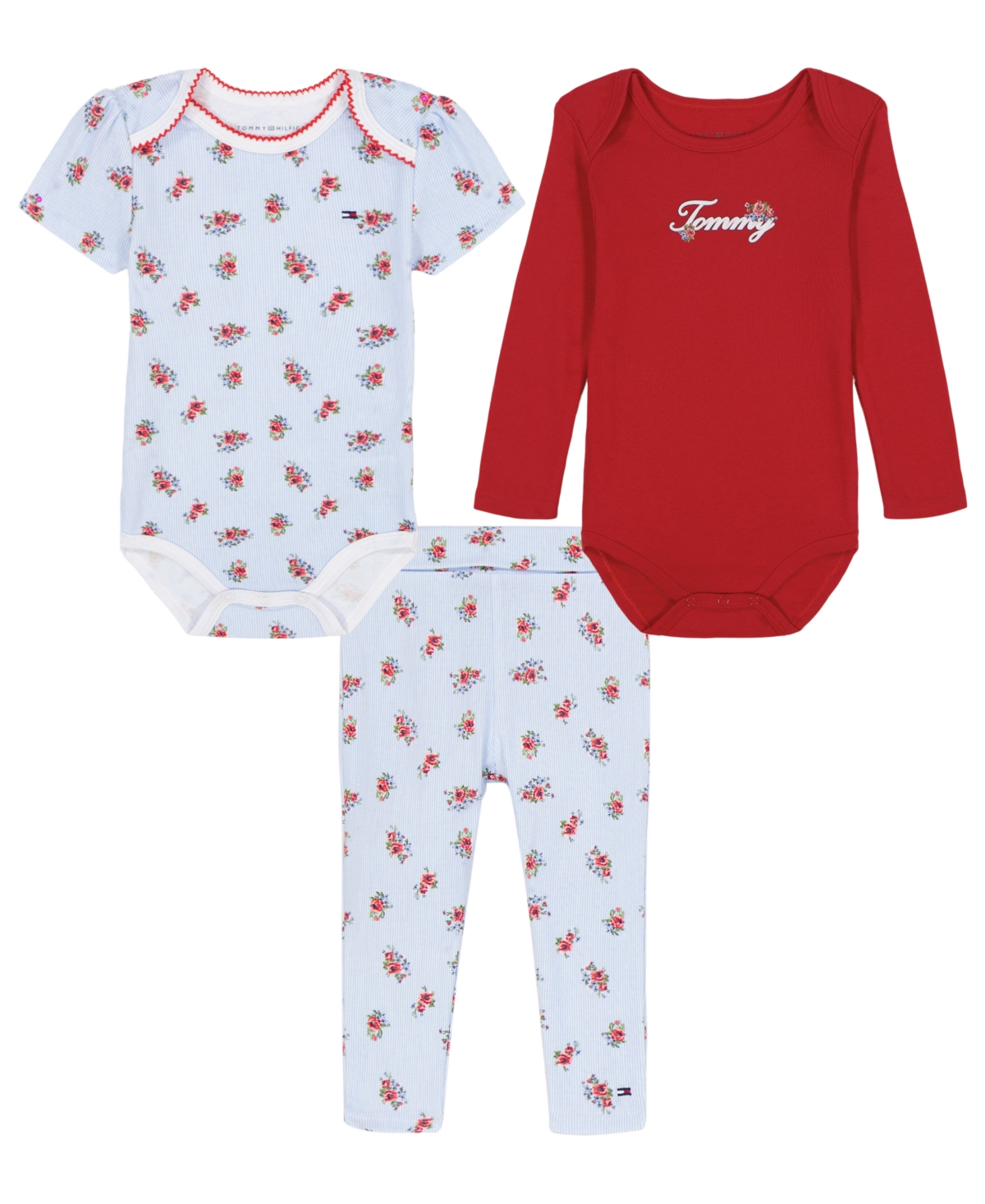 Click here for Tommy Hilfiger Baby Girls 3-Piece Bodysuits and Le... prices