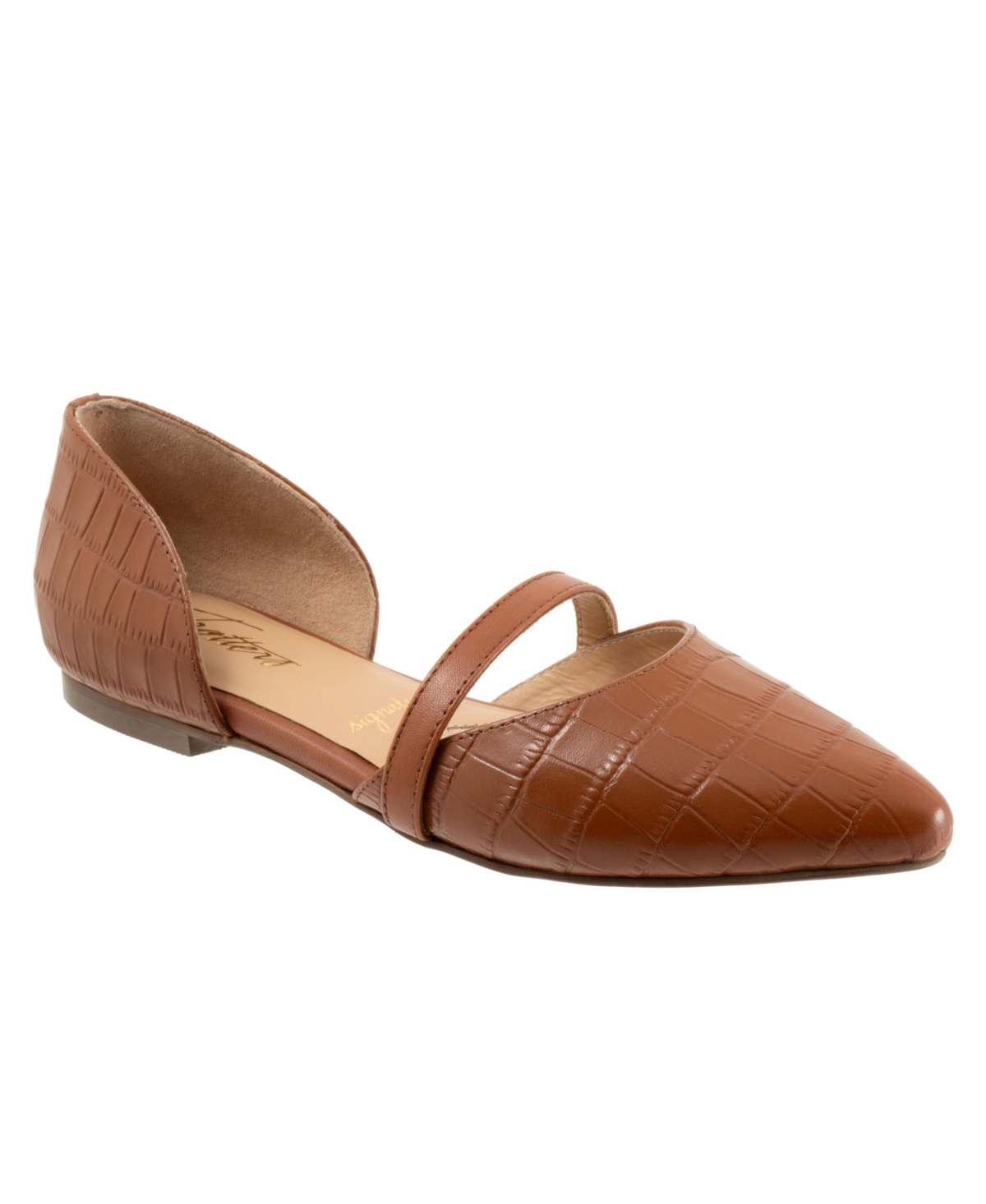 Click here for Trotters Emory Flat - Luggage croco prices