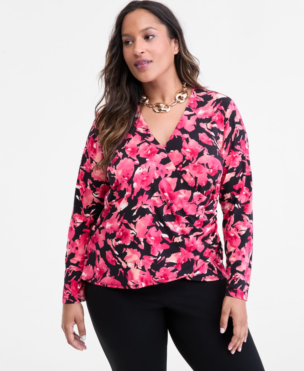 Click here for I.n.c. International Concepts Plus Size Printed Lo... prices