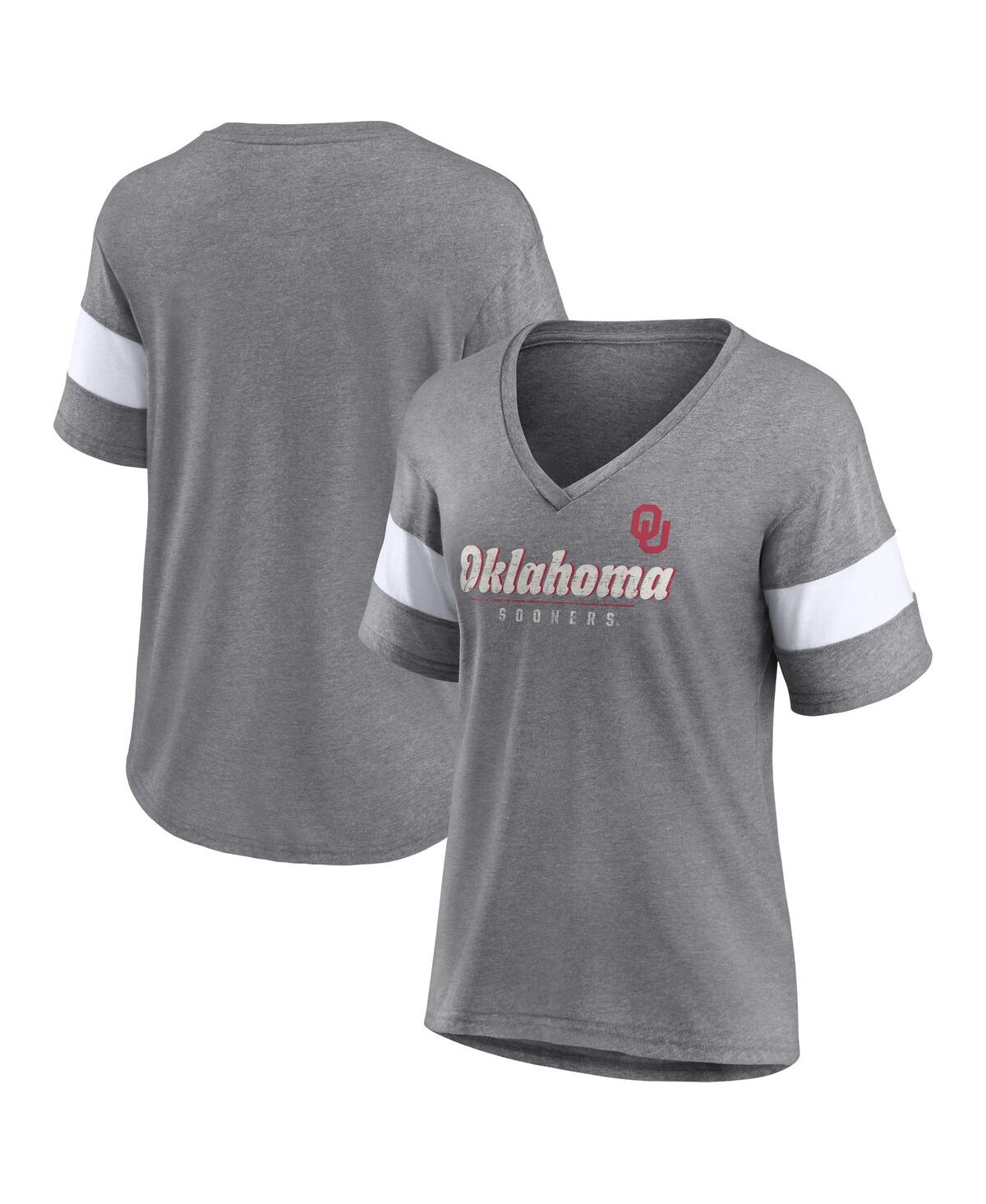 Click here for Fanatics Womens Heather Gray Oklahoma Sooners True... prices
