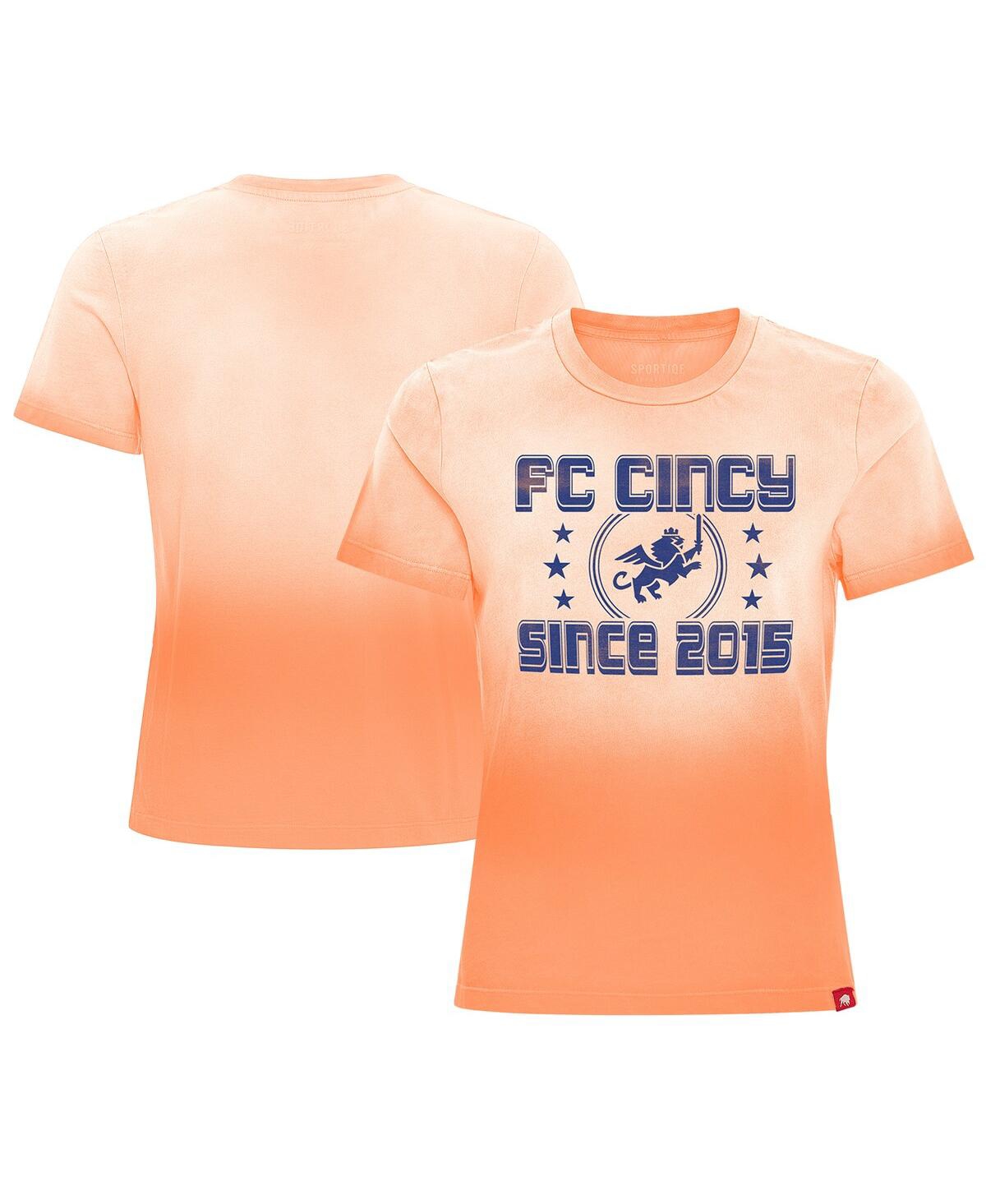 Click here for Sportiqe Womens Orange Fc Cincinnati Arcadia T-Shi... prices