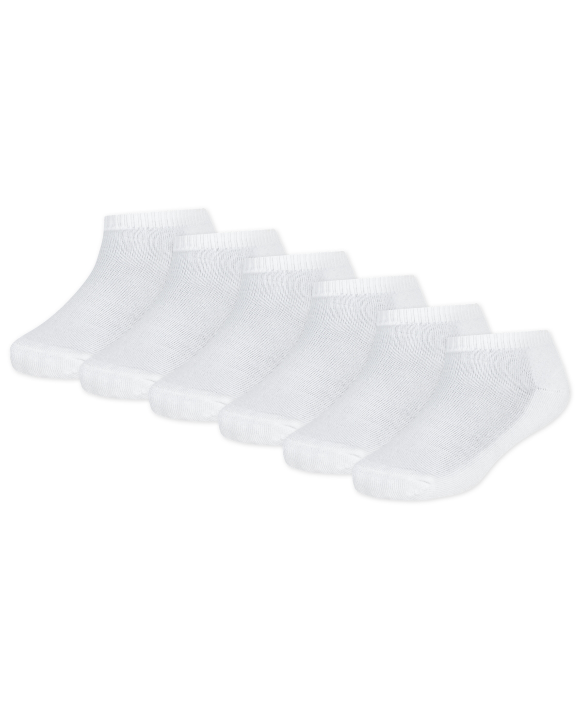 Click here for abercrombie kids 6-Pack Neutral Low Socks - White prices