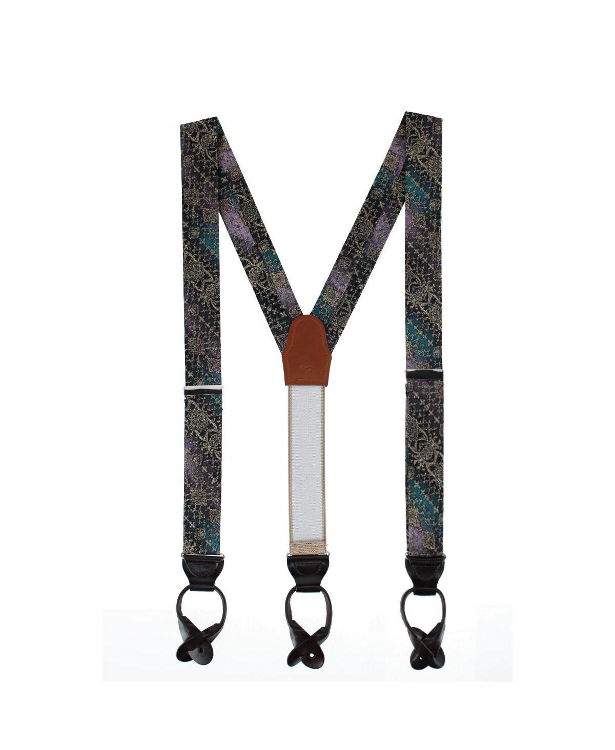 Click here for Trafalgar Mens The Spellbound Brocade Silk Button... prices