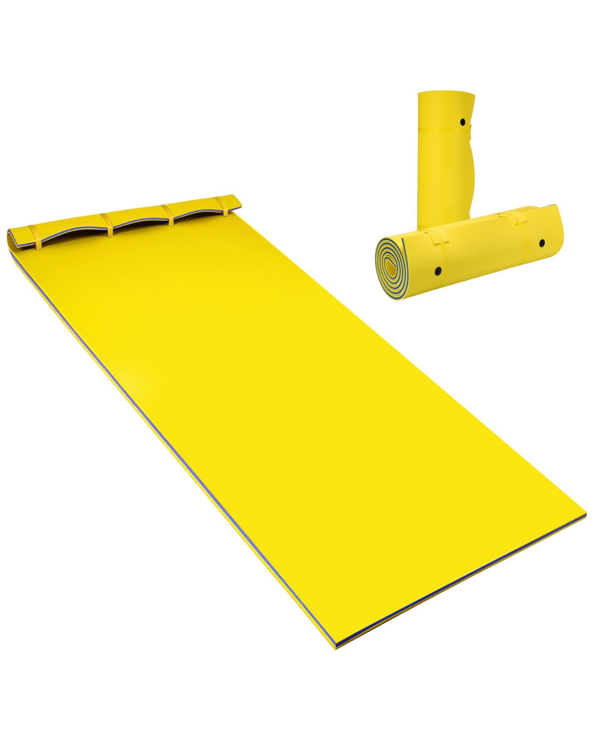 Click here for Akiudex Floating Water Pad for 6 to 8 People - Yel... prices
