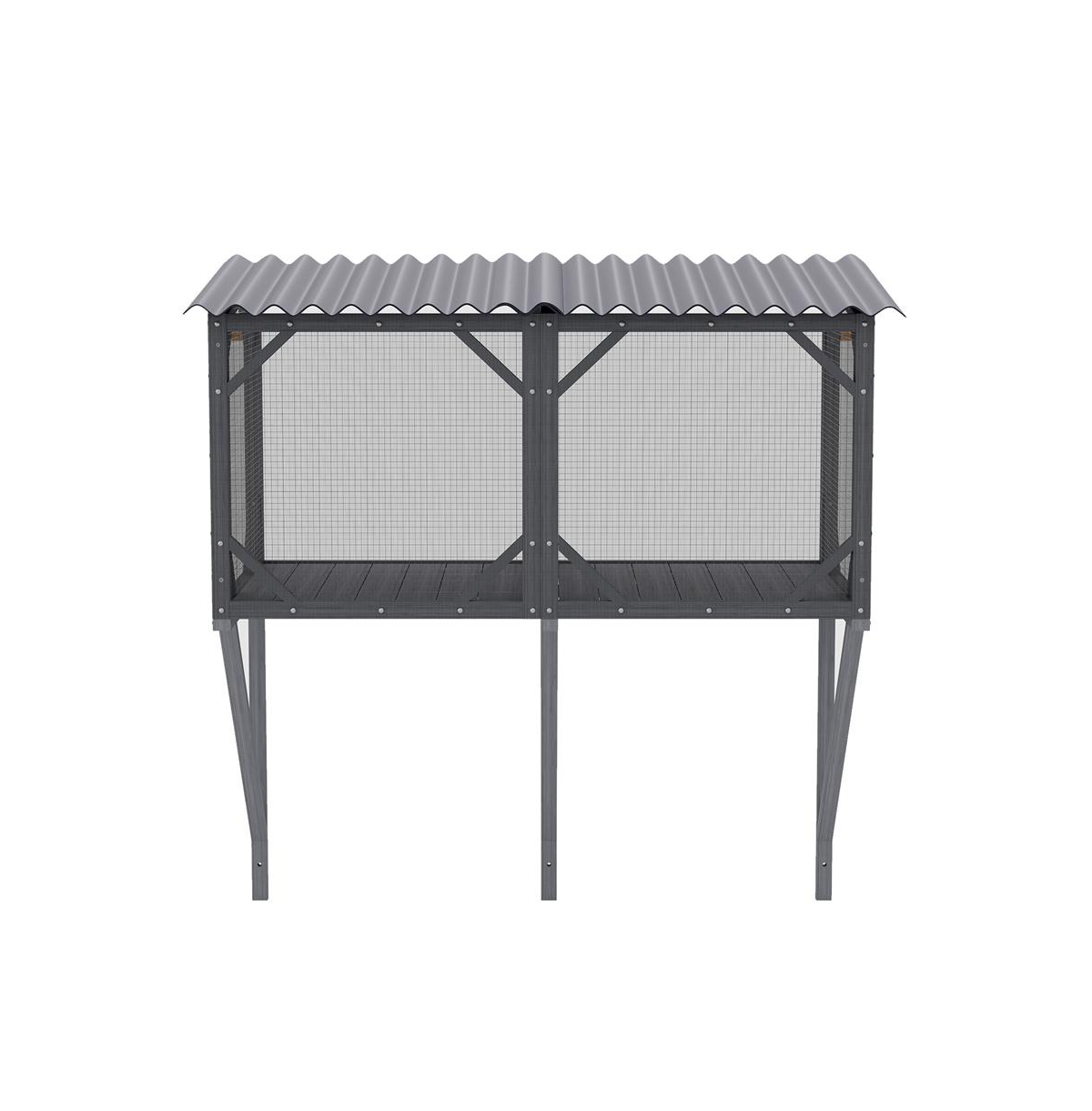 Click here for Aostirmotor 43.3 in. Outdoor Cat Enclosure with Bu... prices