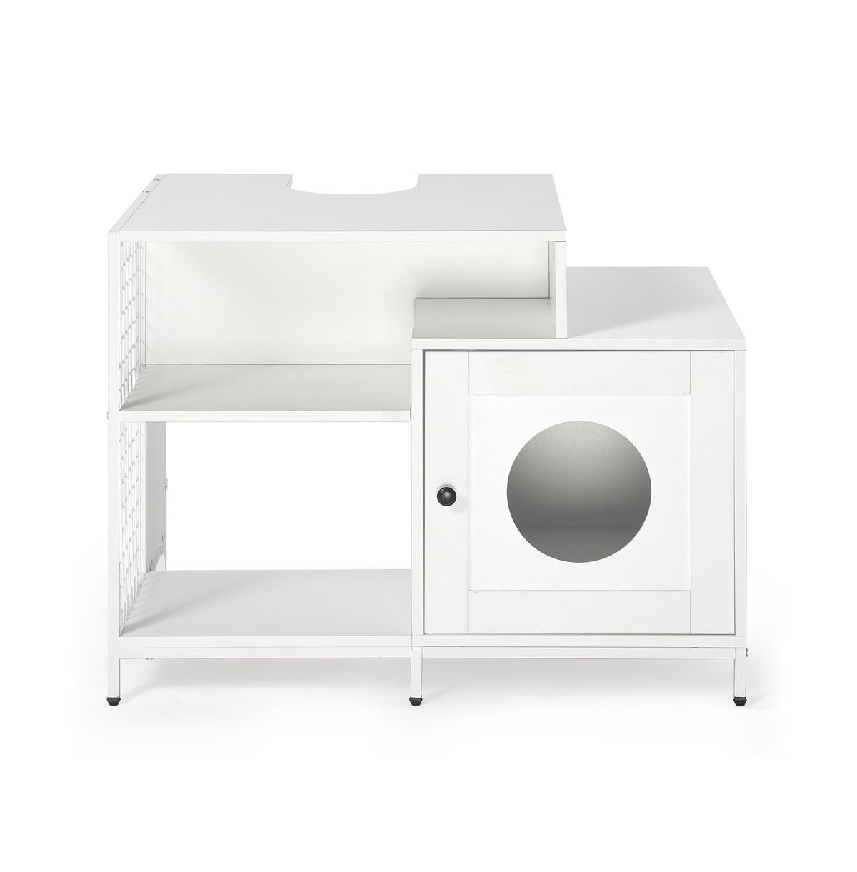 Click here for Aostirmotor White Cat Litter Box Enclosure Hidden... prices