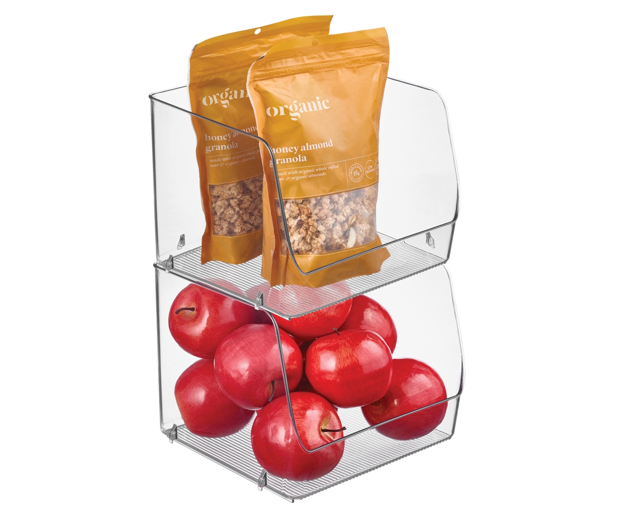 Click here for iDesign Stackable Open-Front Storage Bin - Set of... prices