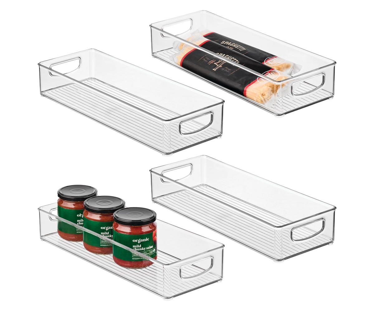 Click here for iDesign Plastic Stackable Pantry Bin with Handles... prices