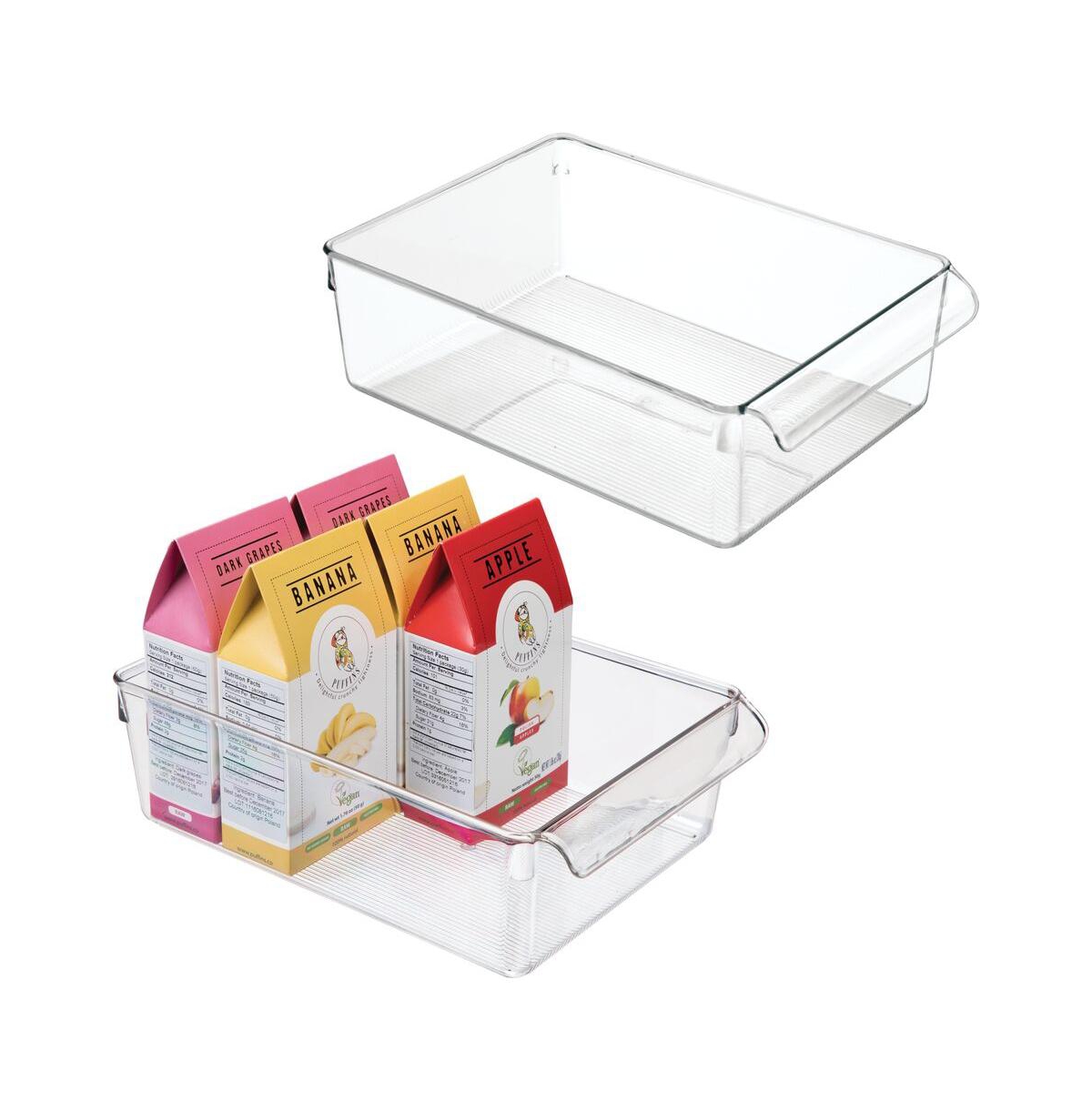 Click here for iDesign Fridge Storage Tray with Handle - Set of 2... prices