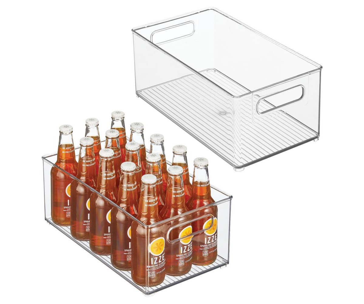 Click here for iDesign Plastic Stackable Fridge Bin with Handles... prices