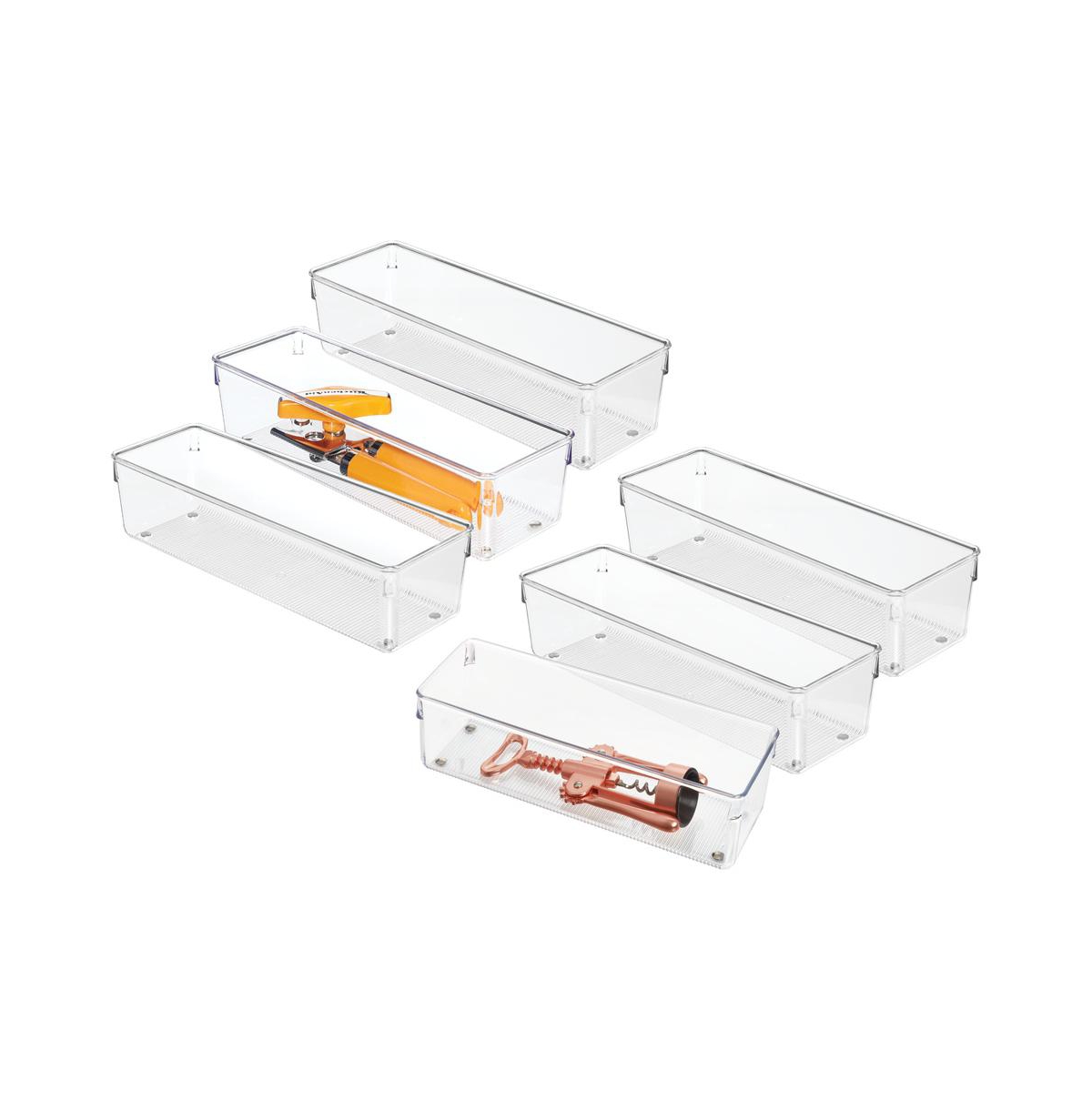 Click here for iDesign Drawer Organizer Bins - Set of 6 - Clear -... prices