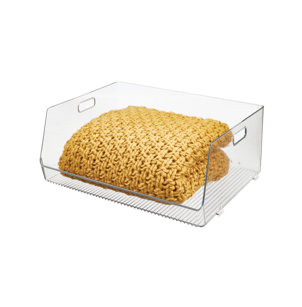 Click here for iDesign Stackable Open-Front Storage Bin with Hand... prices