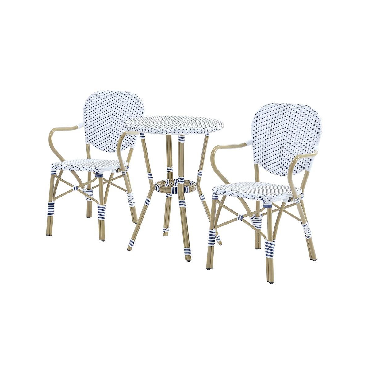 Click here for Enitial Star Hamner Aluminum 3-Piece Outdoor Bistr... prices