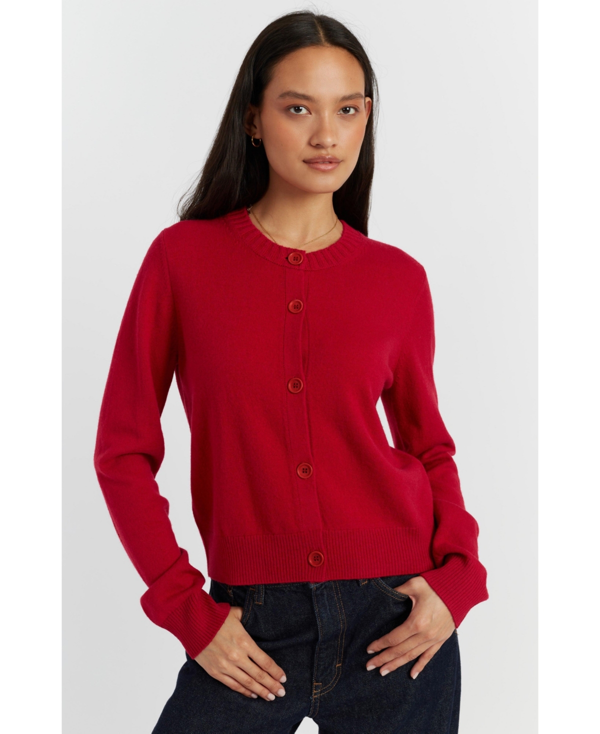 Click here for Chinti & Parker Womens Wool Cashmere Blend Crew Ne... prices