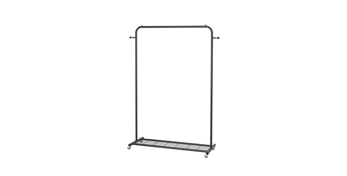 Click here for Slickblue Modern Garment Rack with Clothes Hanging... prices