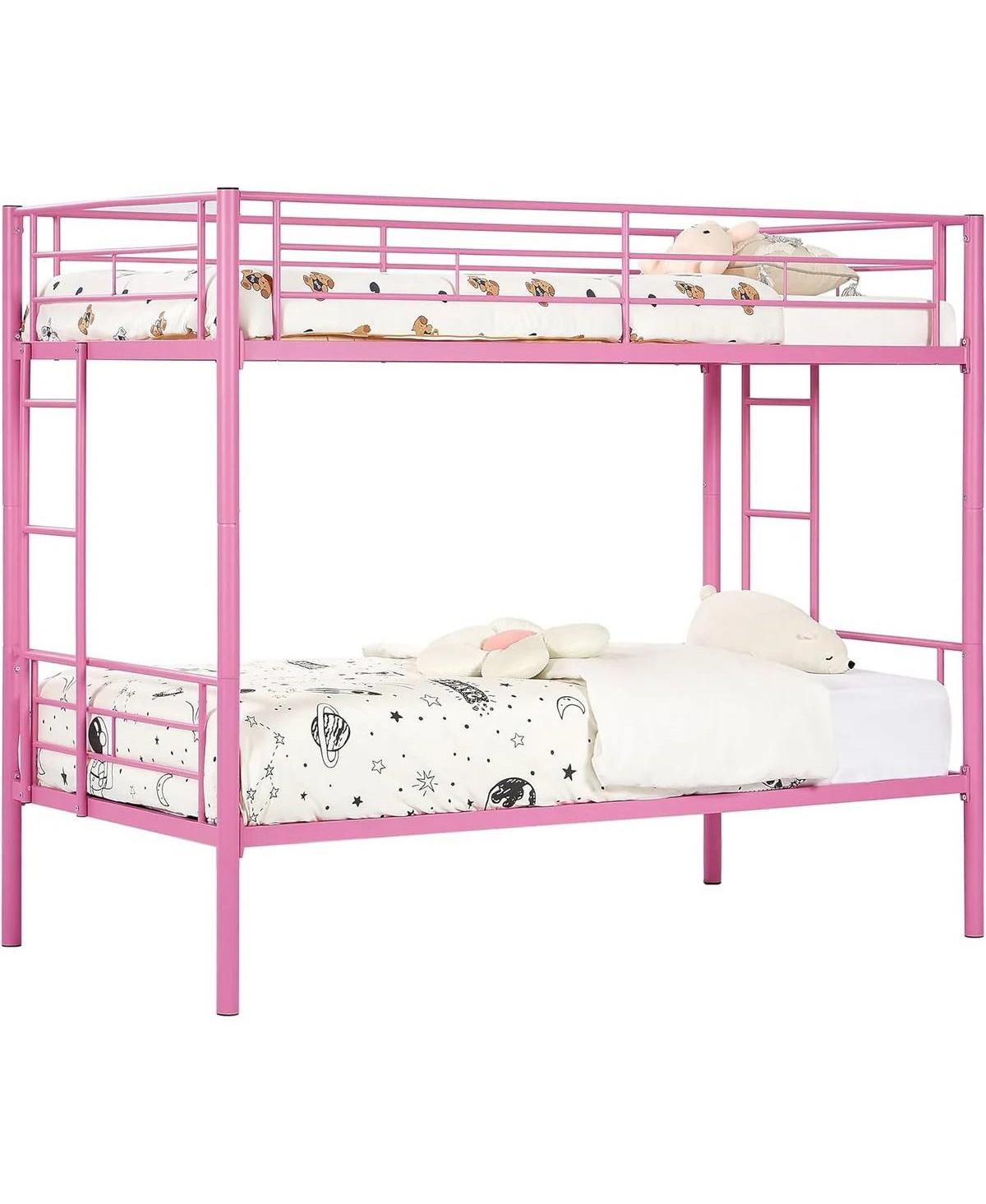 Click here for Slickblue Heavy Duty Metal Twin Bunk Bed Frame wit... prices