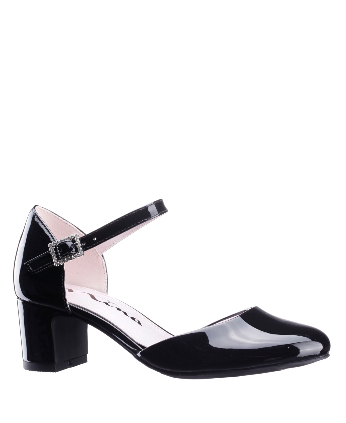 Click here for Nina Big Girls Macey Heel Pumps - Black prices