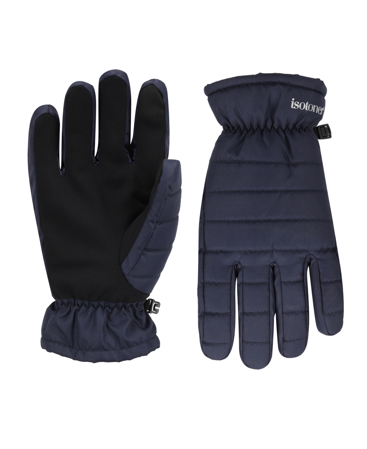 Click here for Isotoner Signature Mens Quilted Gloves - Navy prices