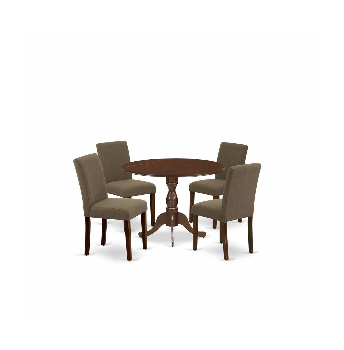 Click here for East West Furniture 5 Piece Wood Dining Table Set... prices