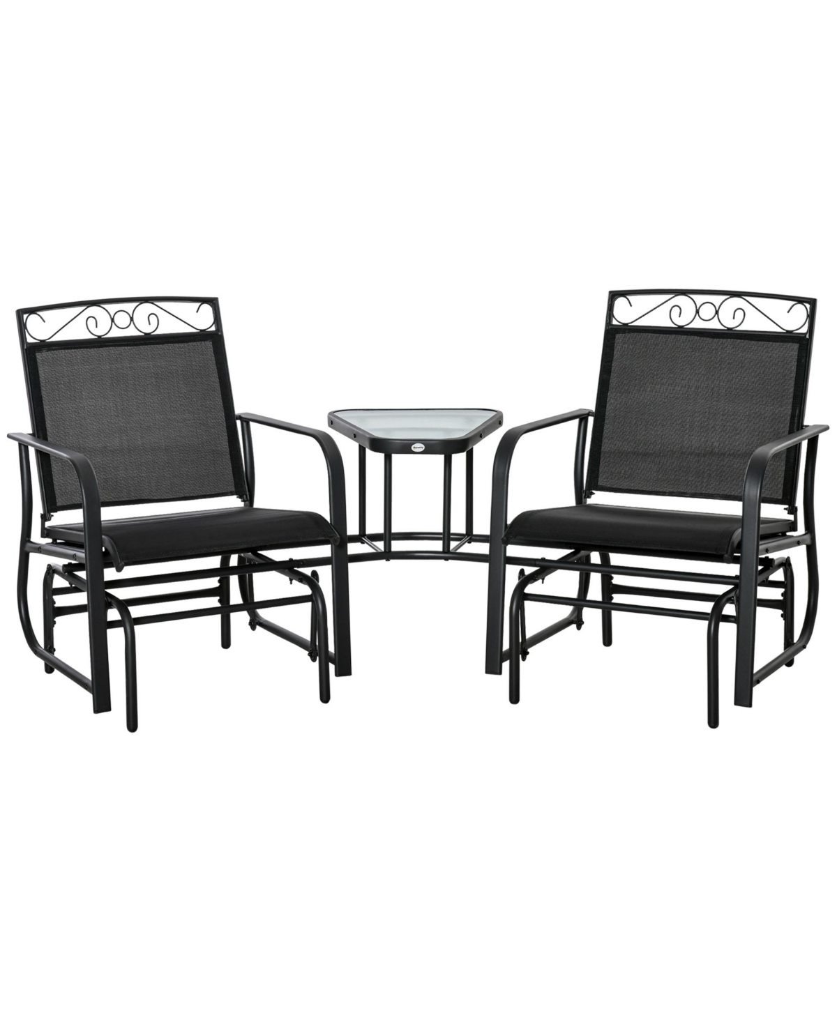 Click here for Flynama Outdoor Glider Chairs with Coffee Table  P... prices