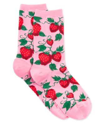 Hot Sox Women's Strawberry Socks - Macy's