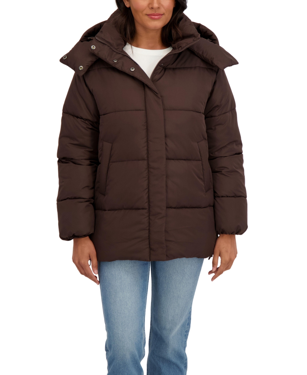 Click here for Sebby Juniors Juniors 3/4 Puffer Jacket - Brown prices