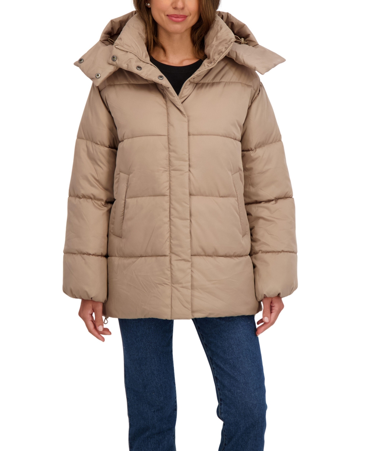 Click here for Sebby Juniors Juniors 3/4 Puffer Jacket - Khaki prices