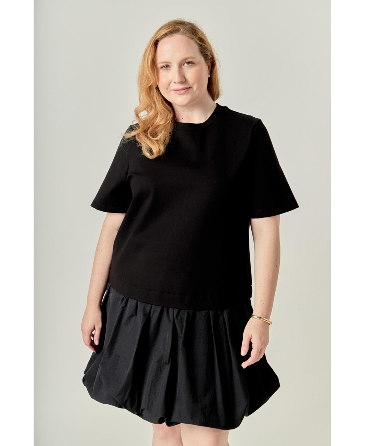 Click here for English Factory Womens Bubble Mixed Media Mini Dre... prices