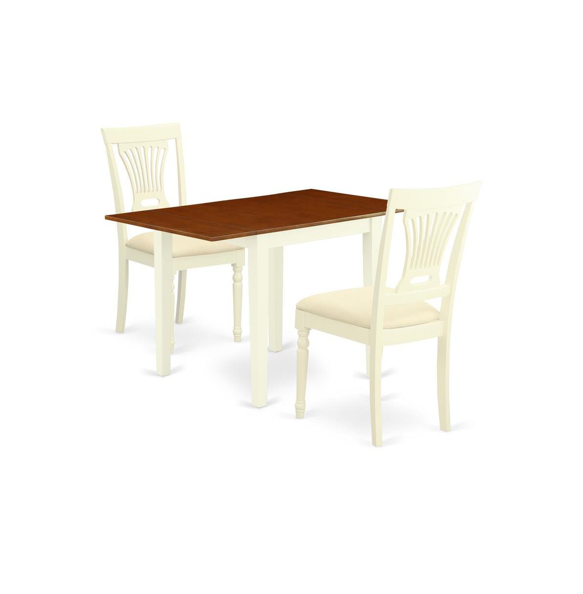 Click here for East West Furniture Dining Room Set Buttermilk & C... prices
