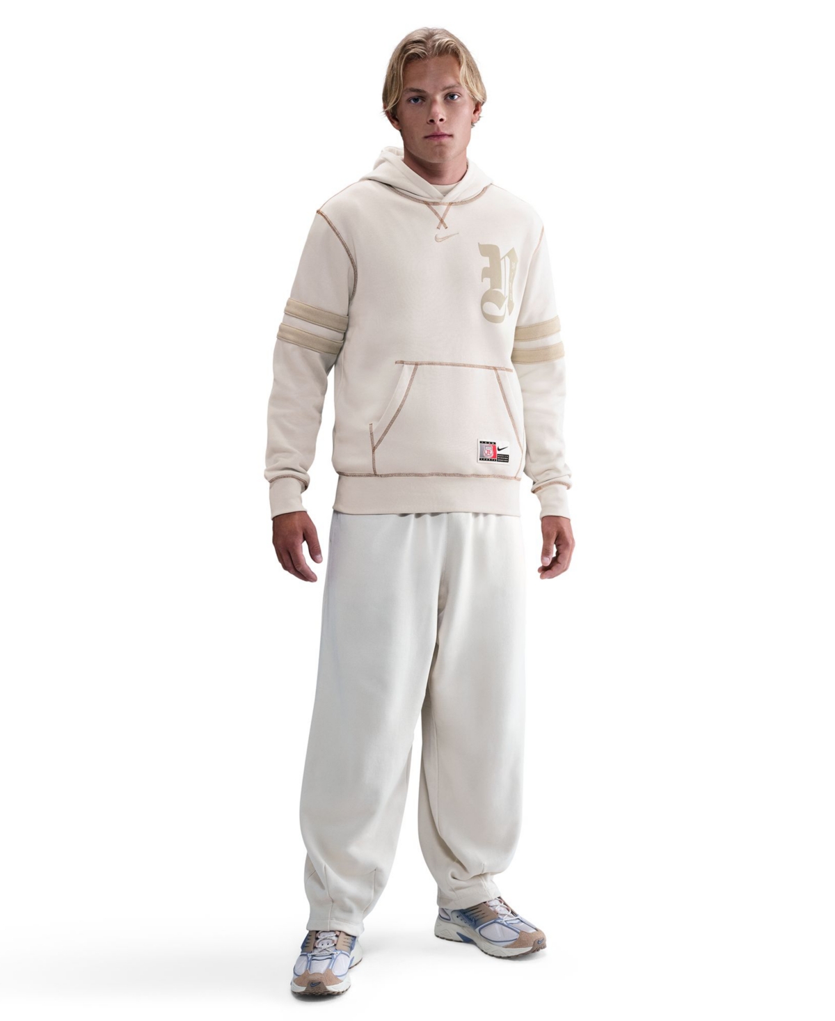 Click here for Nike Mens Club Fleece Pullover Hoodie - Light Bone prices