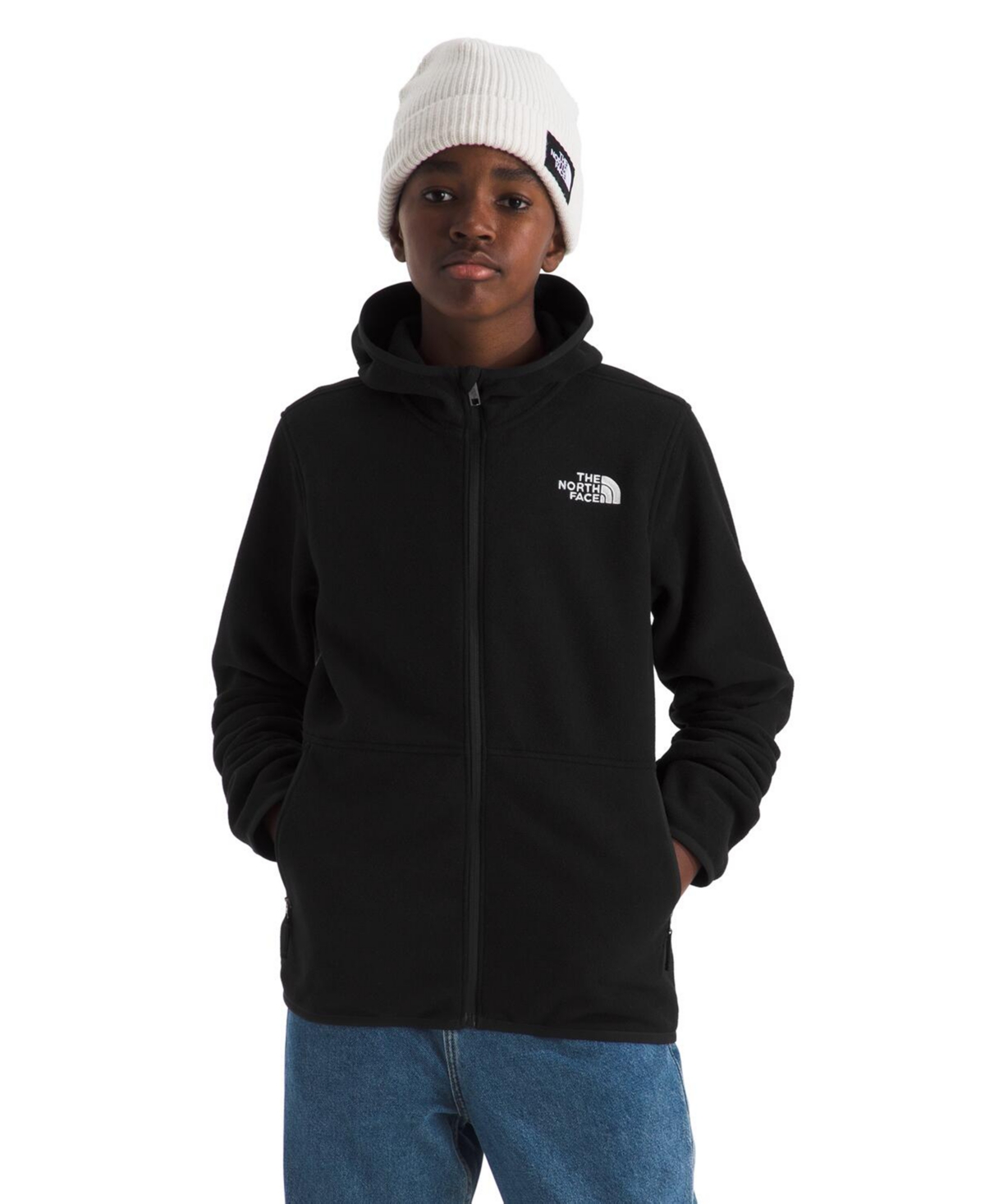 Click here for The North Face Big Boys Glacier Full Zip Hoodie -... prices
