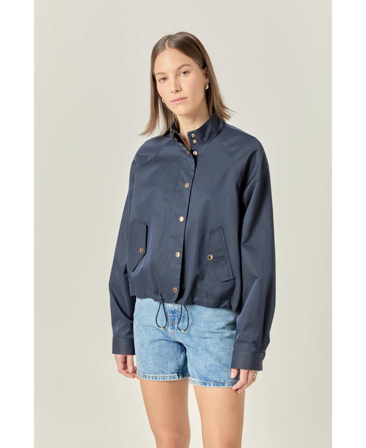 Click here for English Factory Womens Lightweight Bomber Jacket prices