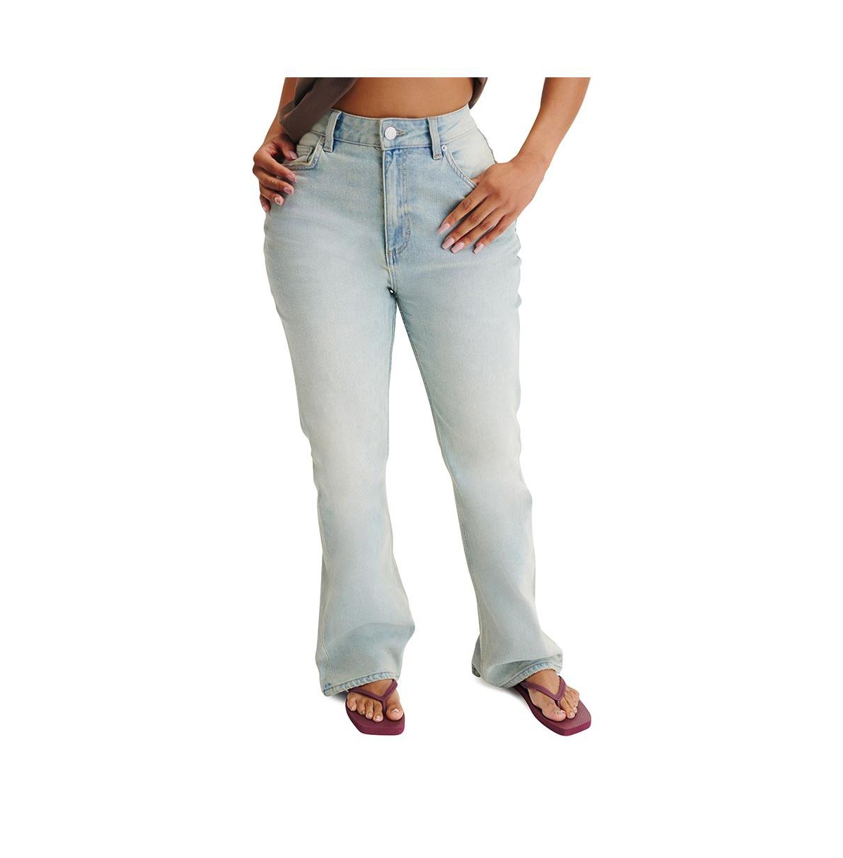 Click here for Cotton On Womens Curvy Flare Jean - Halen blue prices