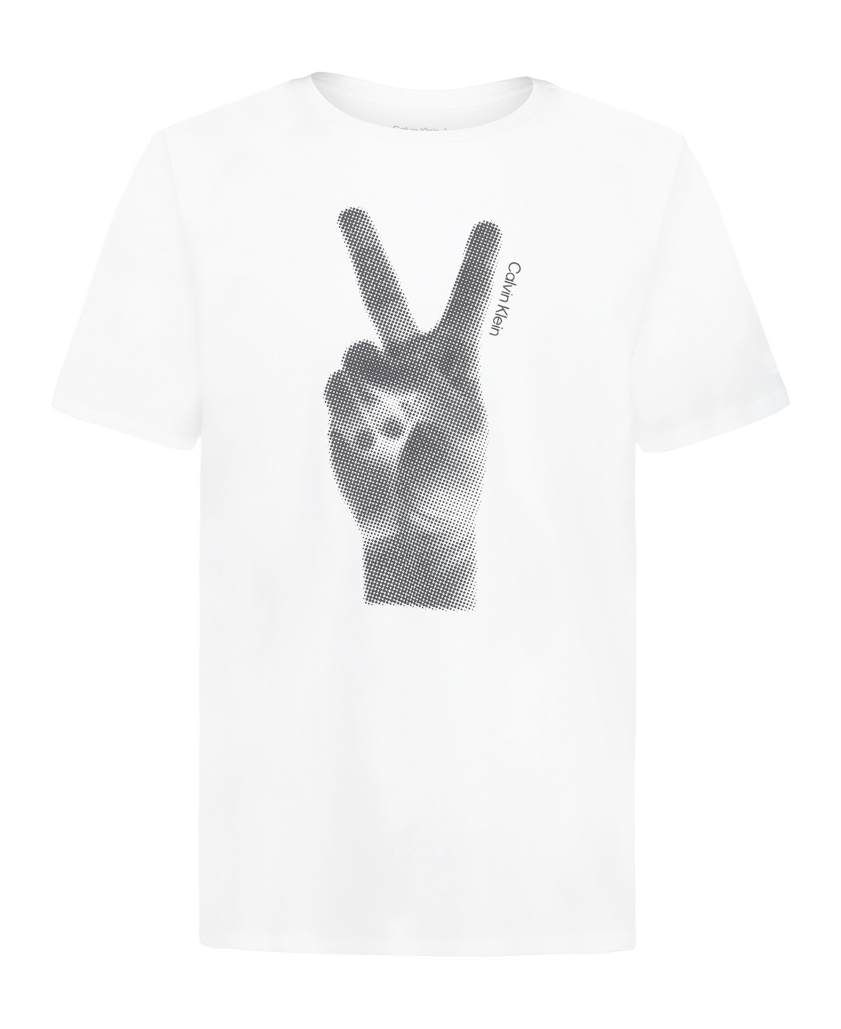 Click here for Calvin Klein Big Boys Peace Short Sleeve T-Shirt -... prices