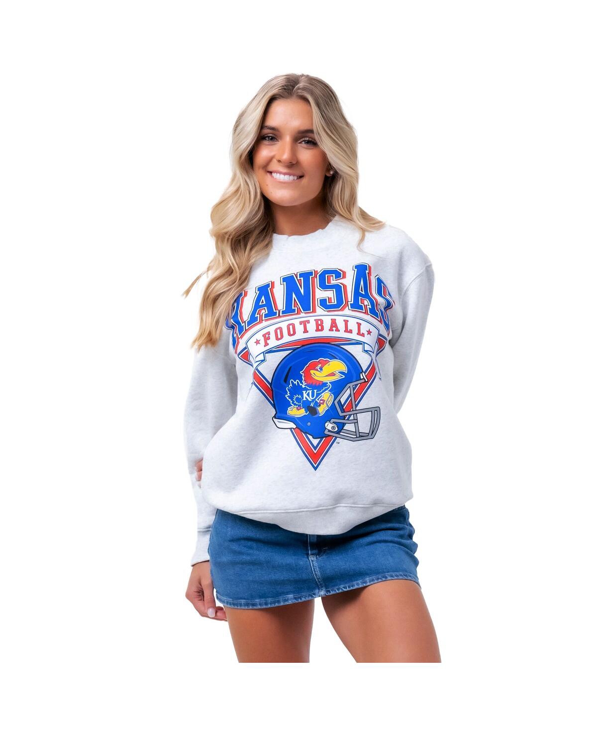 Click here for Mens and Womens Ash Kansas Jayhawks Vintage Crest... prices