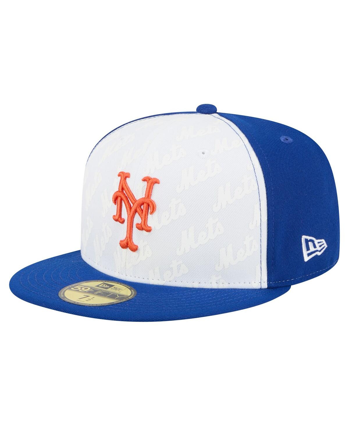 Click here for New Era Mens White/Royal New York Mets Repeat 59FI... prices