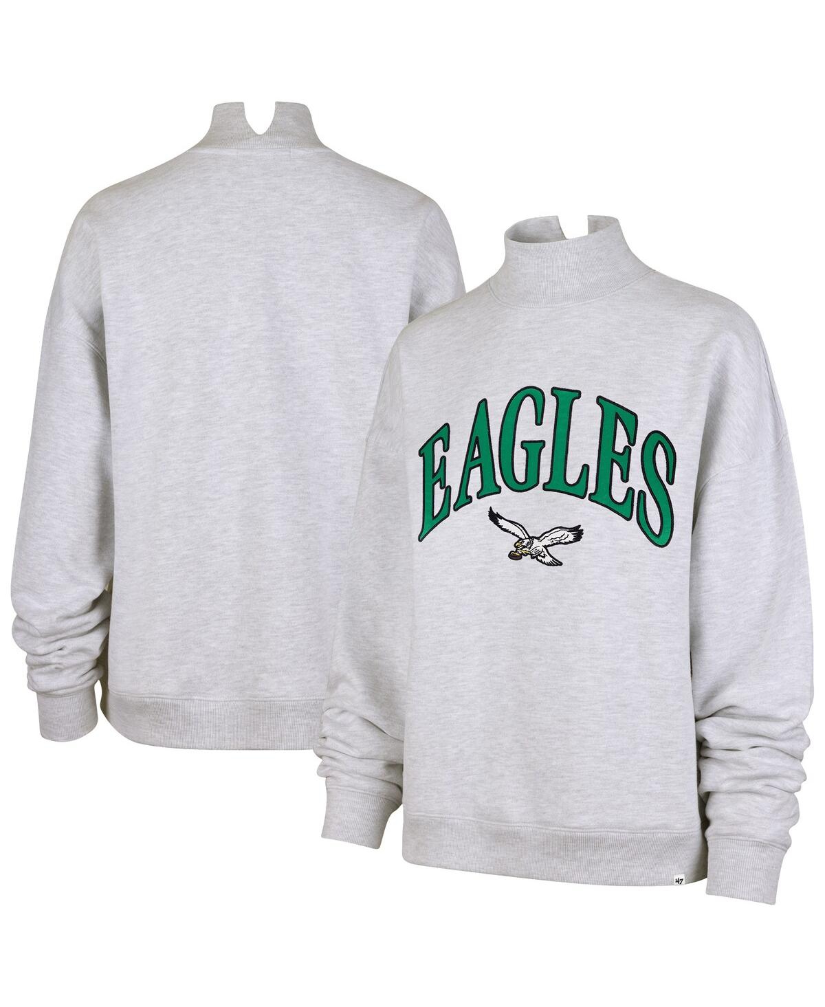 Click here for 47 Brand Womens Heather Gray Philadelphia Eagles V... prices