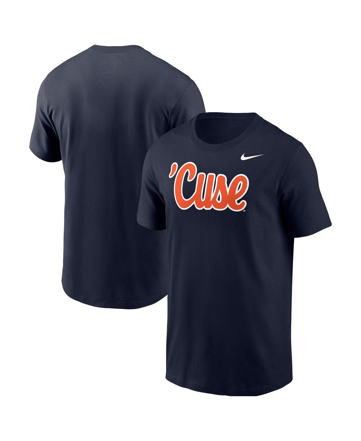 Click here for Nike Mens Navy Syracuse Orange Script T-Shirt - Na... prices