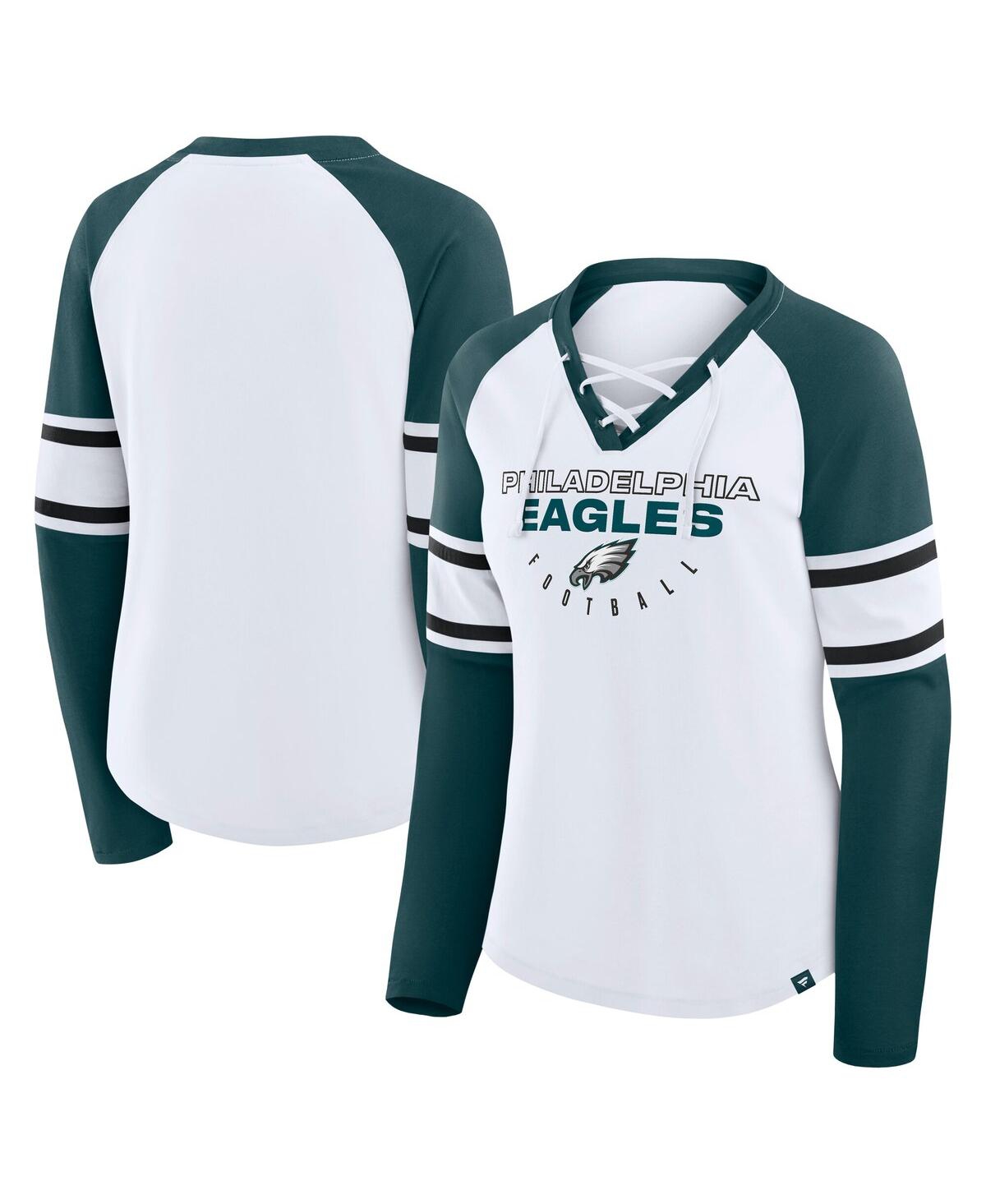 Click here for Fanatics Womens White Philadelphia Eagles Plus Siz... prices
