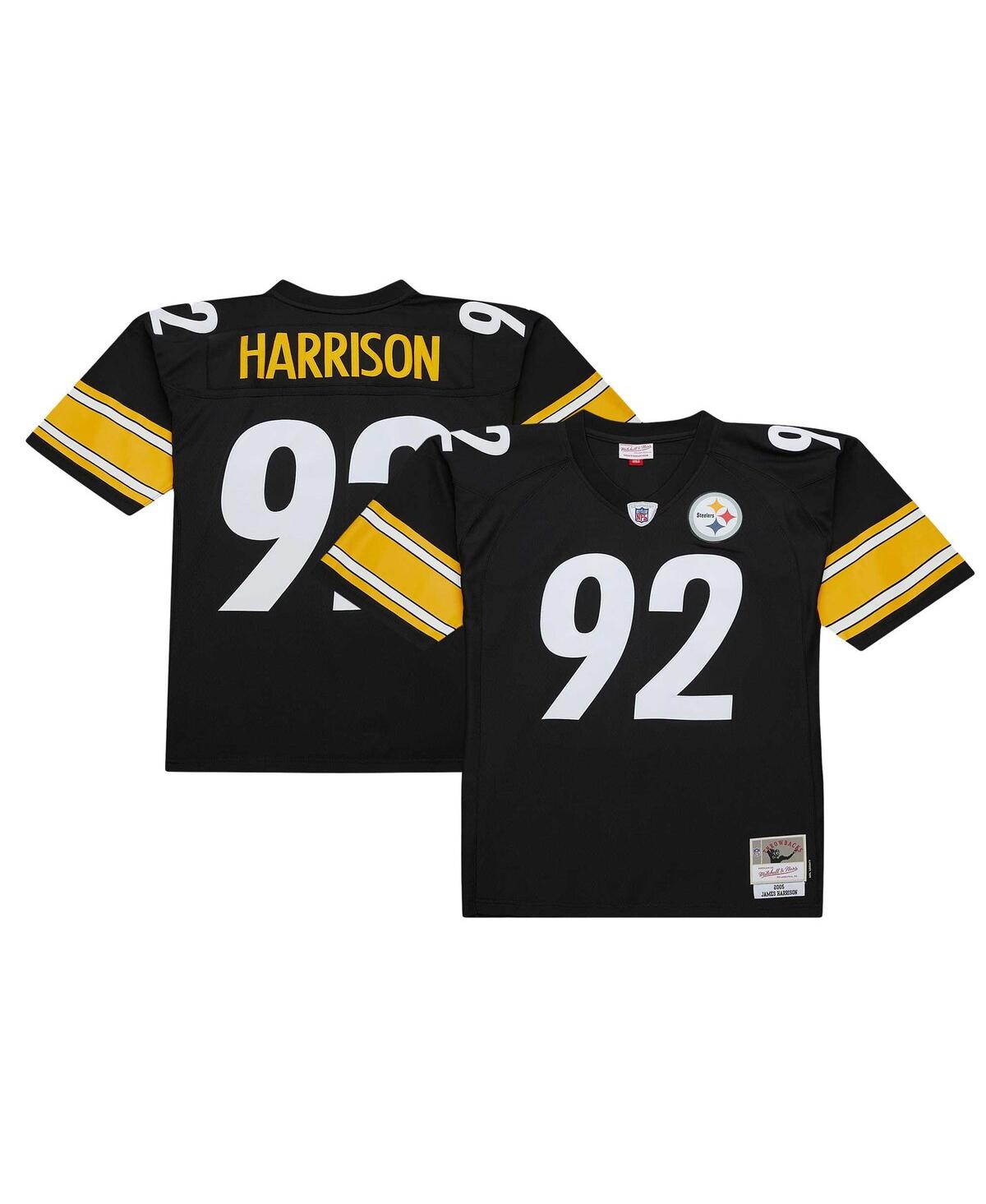 Click here for Mitchell & Ness Mens James Harrison Black Pittsbur... prices