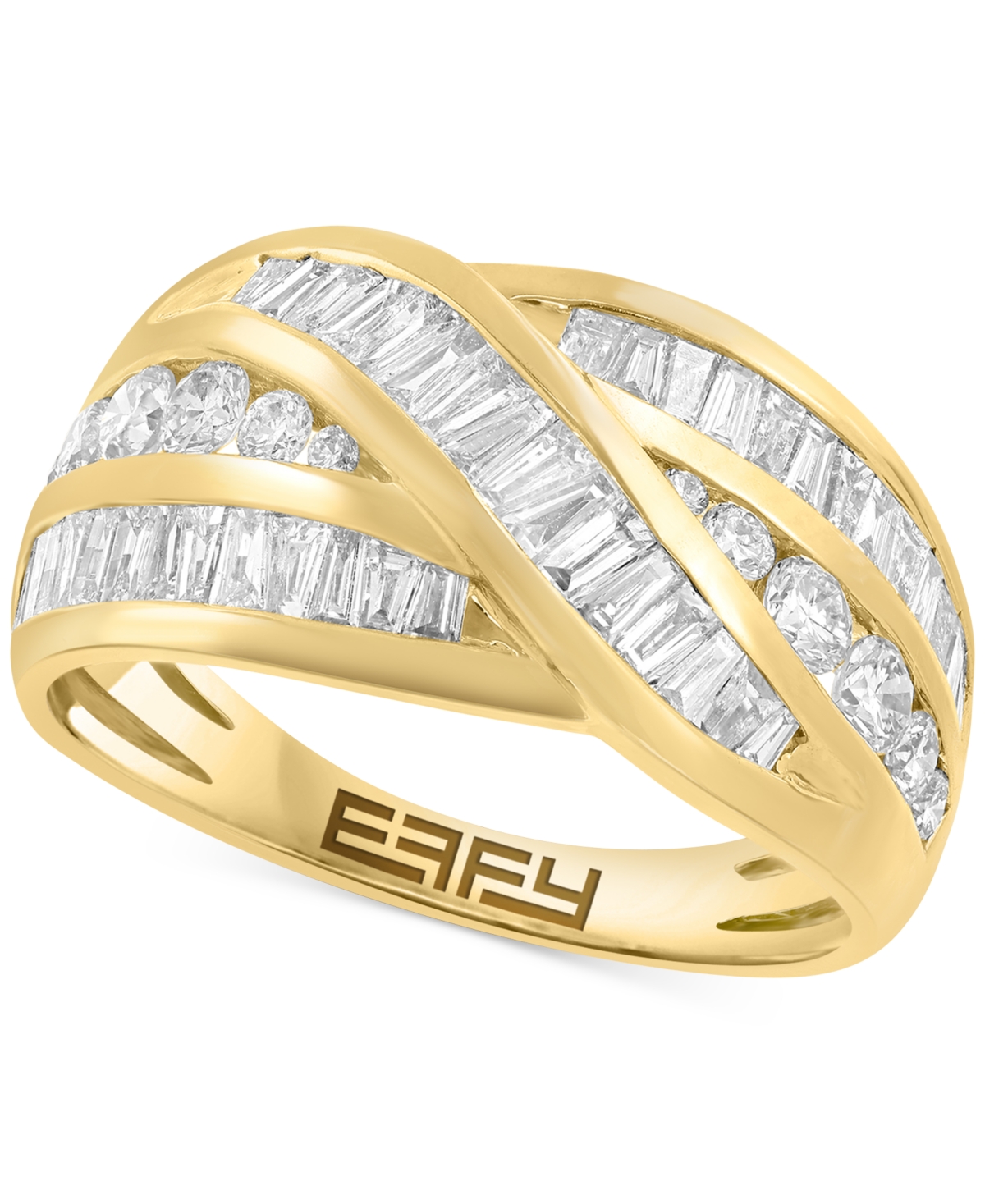Click here for Effy Diamond Baguette & Round Crossover Statement... prices