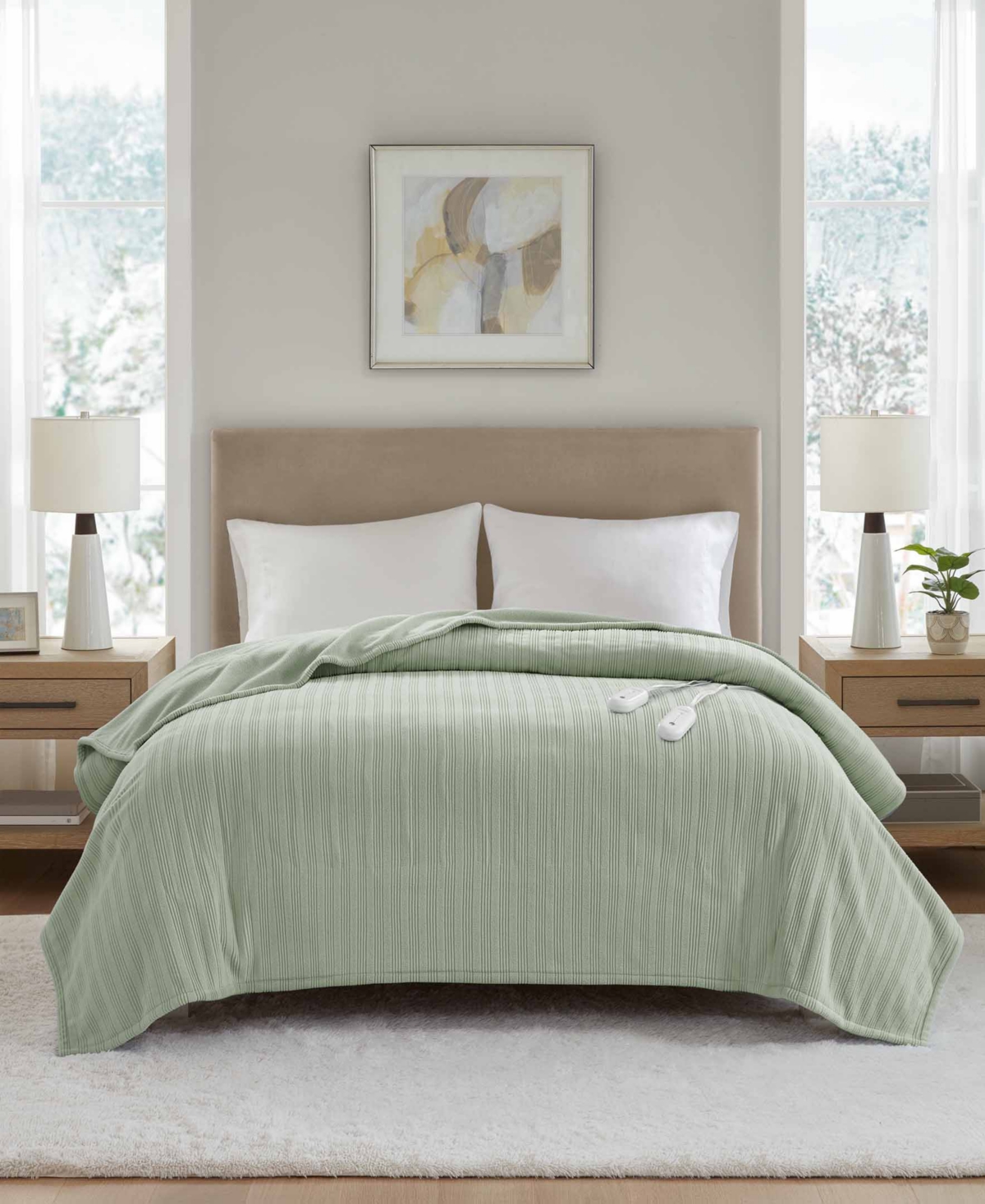 Click here for Premier Comfort Heated Textured Fleece Blanket  Ki... prices
