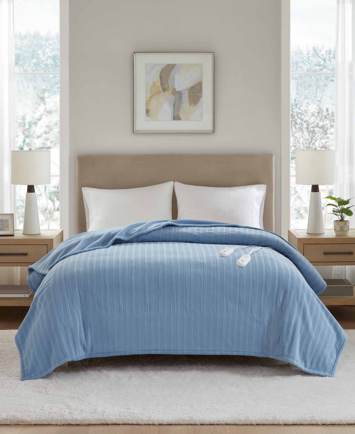 Click here for Premier Comfort Heated Textured Fleece Blanket  Ki... prices