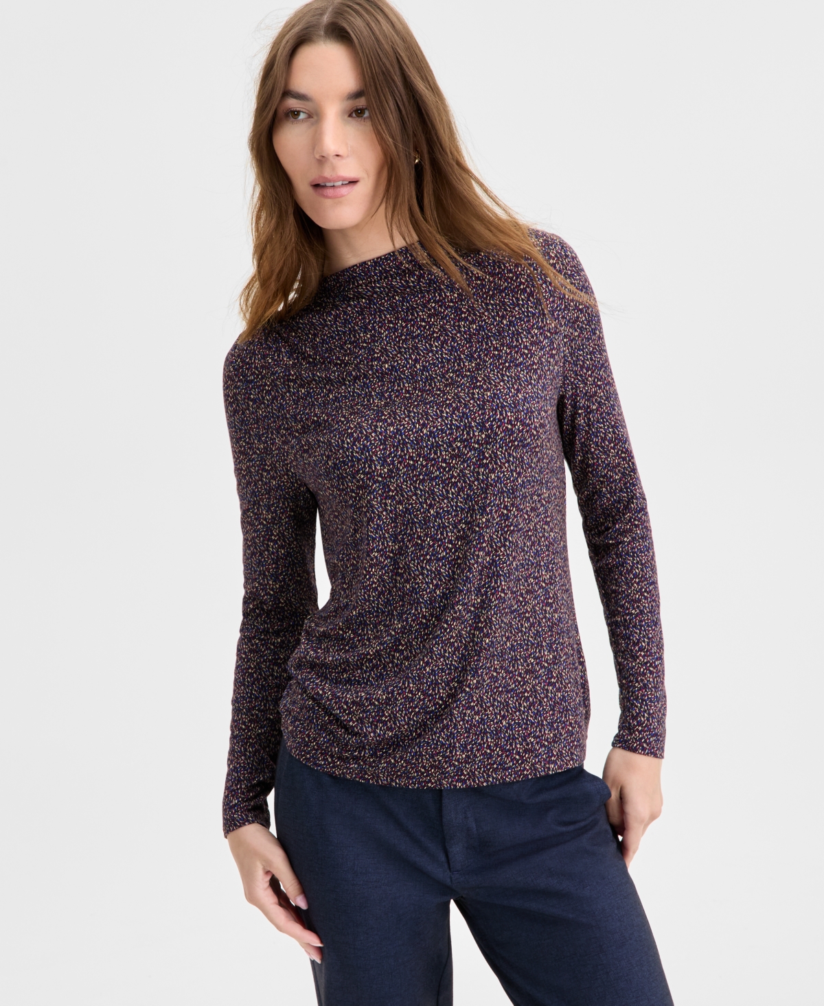 Click here for Liverpool Los Angeles Womens Ruched Boat Neck Top... prices